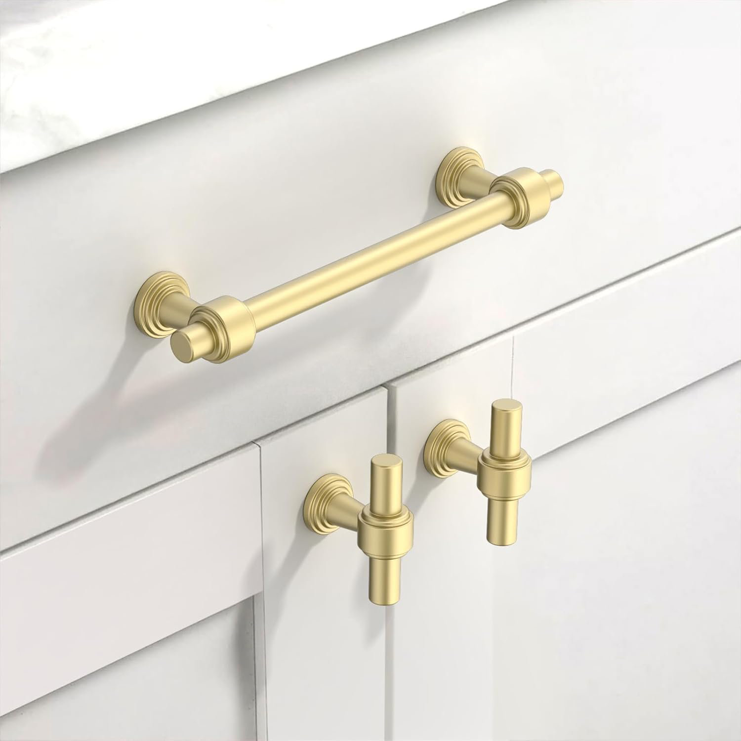 HAPPY LIFE 10 Pack Oil Rubbed Bronze Cabinet Knobs - Heavy Duty Solid ...