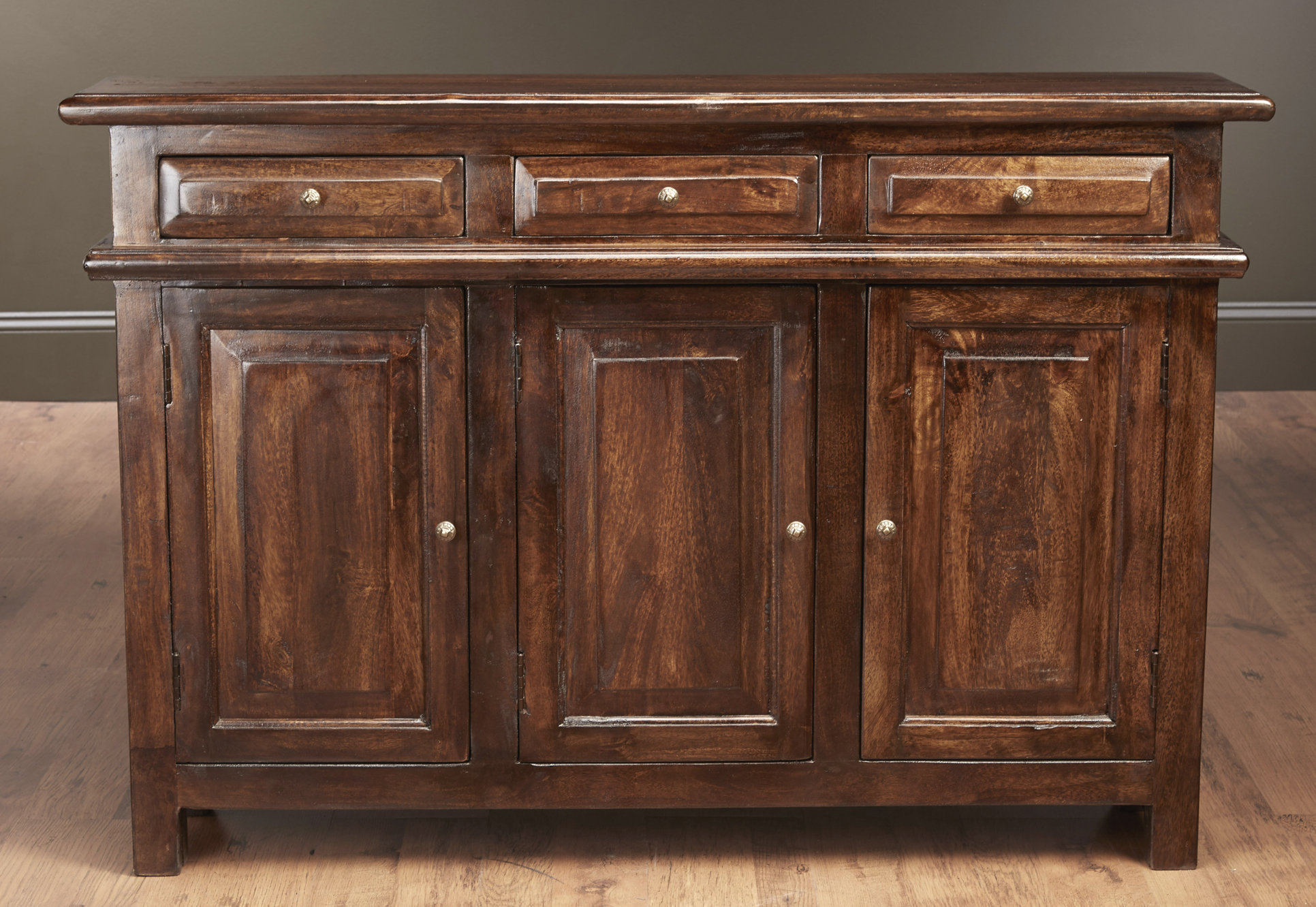 Loon Peak® Gesling 53" 3-Drawer Sideboard & Reviews | Wayfair