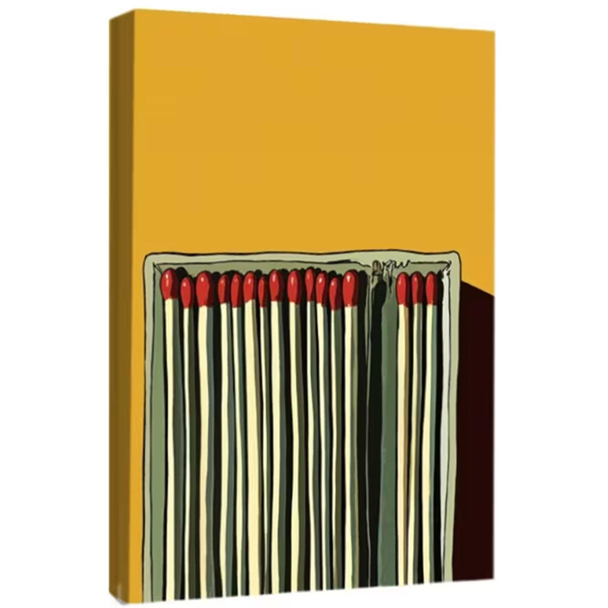 George Oliver 1Pc Mid-Century Modern Minimalist Matchbox Wall Art ...