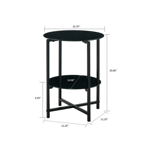 Brayden Studio® Glass End Table Set | Wayfair