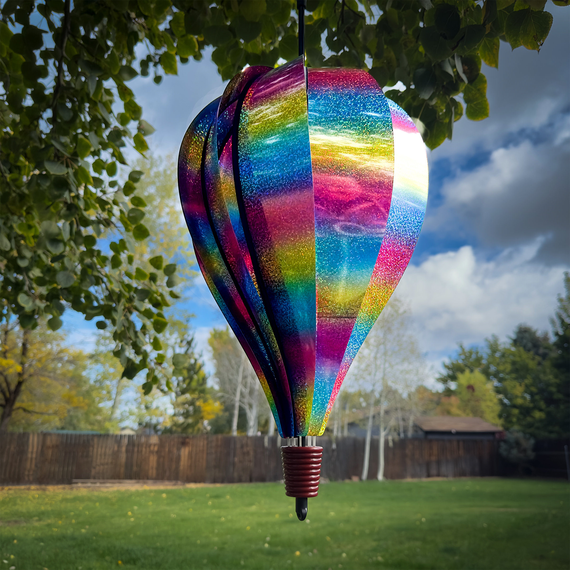 Latitude Run® Rainbow Whirl 10 Panel Hot Air Balloon & Reviews | Wayfair