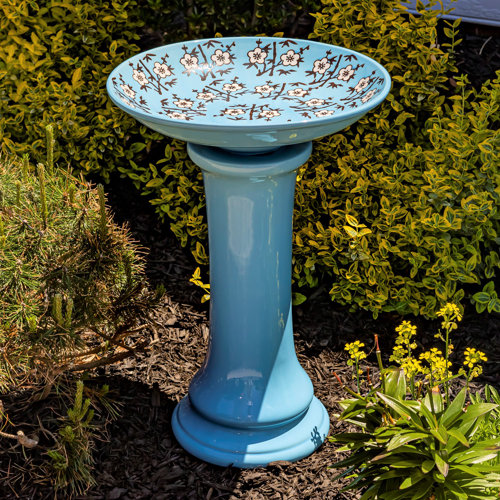 Ceramic Bird Baths You'll Love | Wayfair