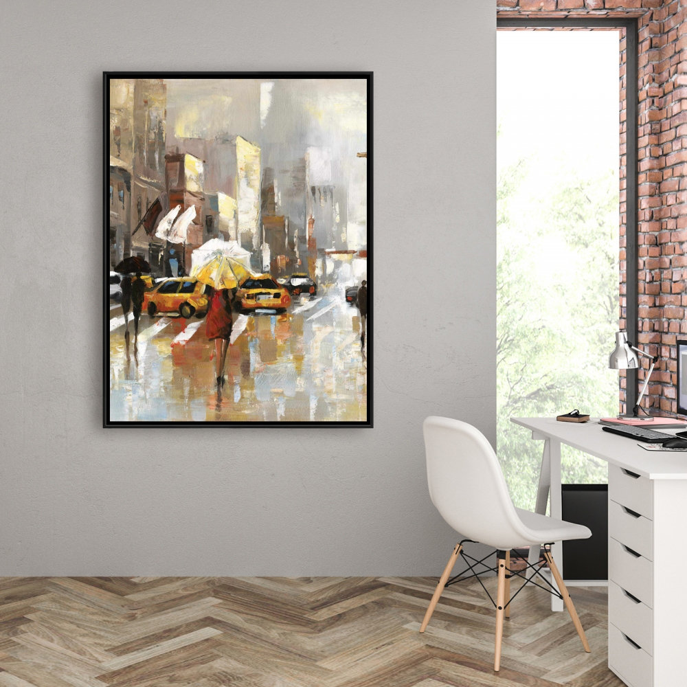 Begin Edition International Inc. " People With Umbrellas Walking Across ...