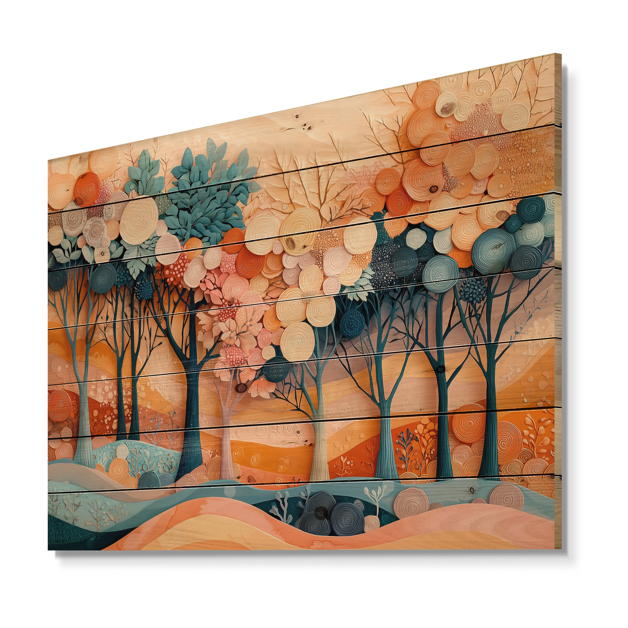 Ophelia & Co. 4 Seasons Forest Trees Dream Fragments II - Forest Wood ...