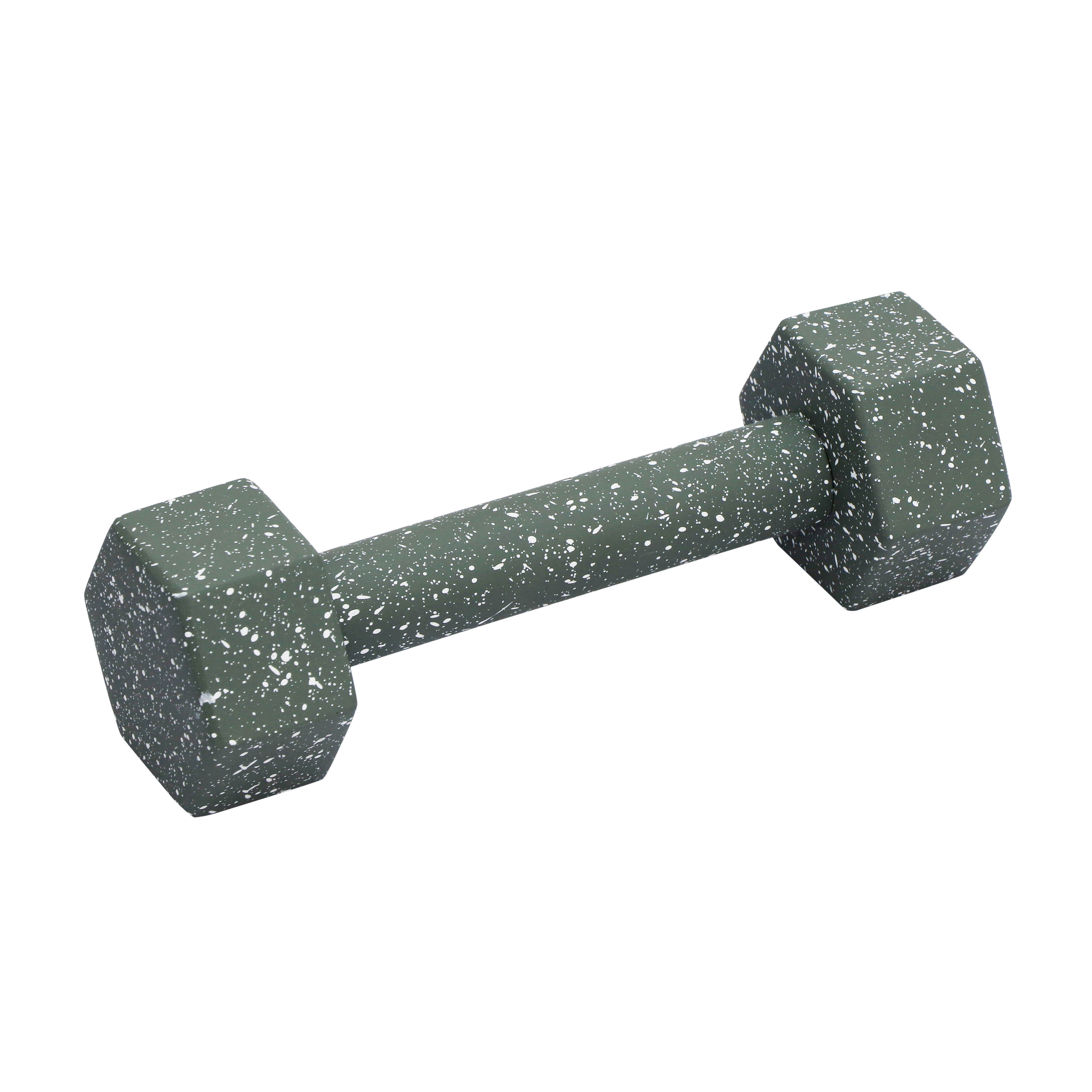 Winston Porter Gabby Speckled Brick Red Decorative Dumbbell | Wayfair