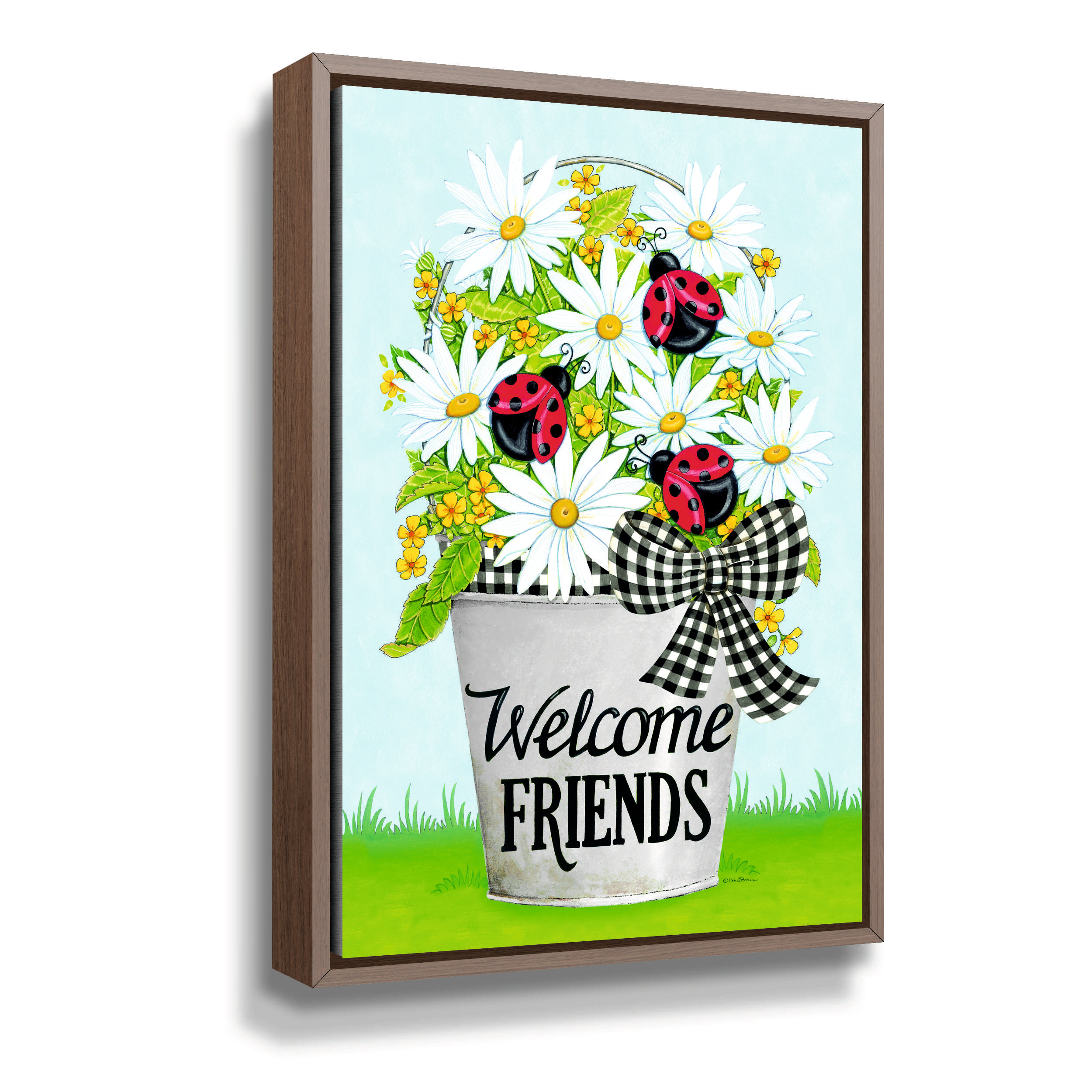 Winston Porter Welcome Friends Ladybugs - Wayfair Canada