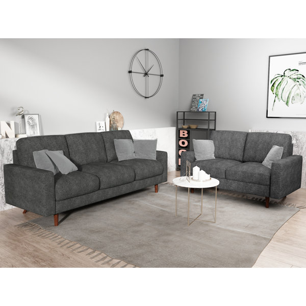 Wrought Studio™ Macsen 2 Piece Standard Living Room Set & Reviews | Wayfair