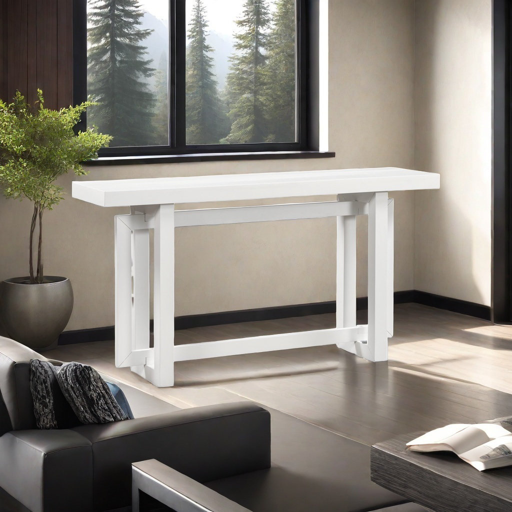 Latitude Run® Console Table With Wood Top, For Entryway, Hallway ...