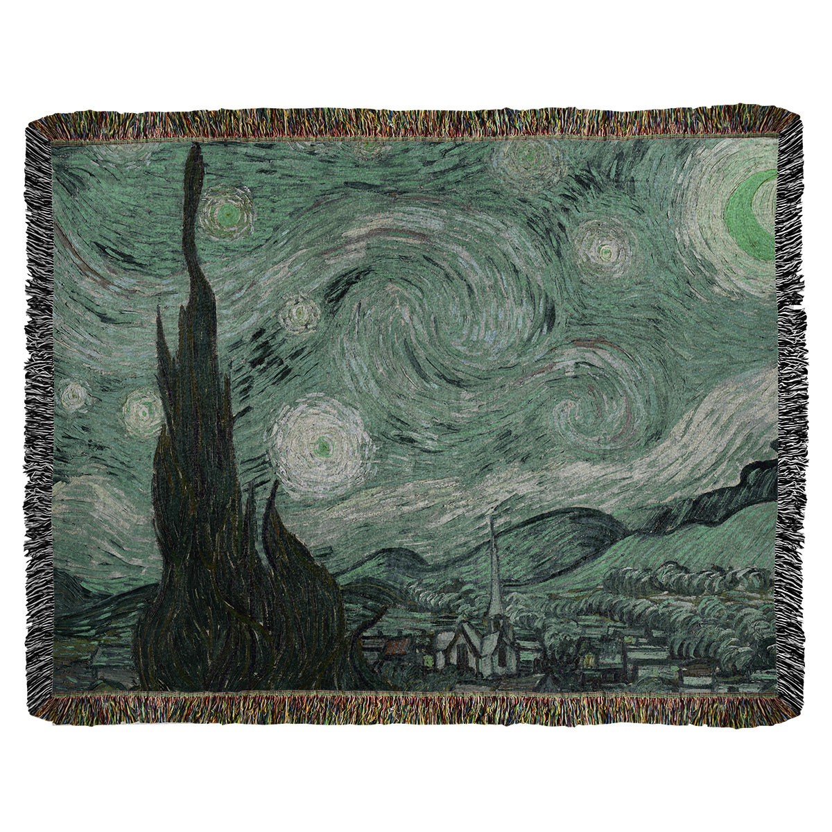 ArtVerse Vincent Van Gogh Starry Night Cotton Throw - Wayfair Canada
