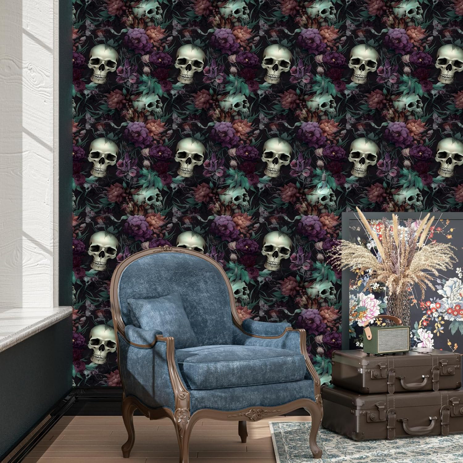 gothic room wallpaper