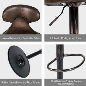 Williston Forge Worsley Swivel Stool | Wayfair