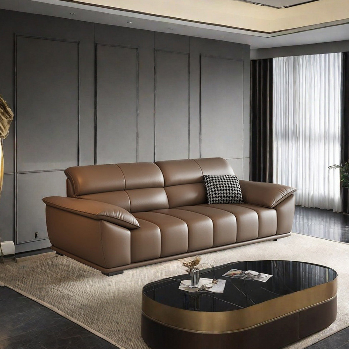 KANGLY Modern minimalist piano key sofa | Wayfair