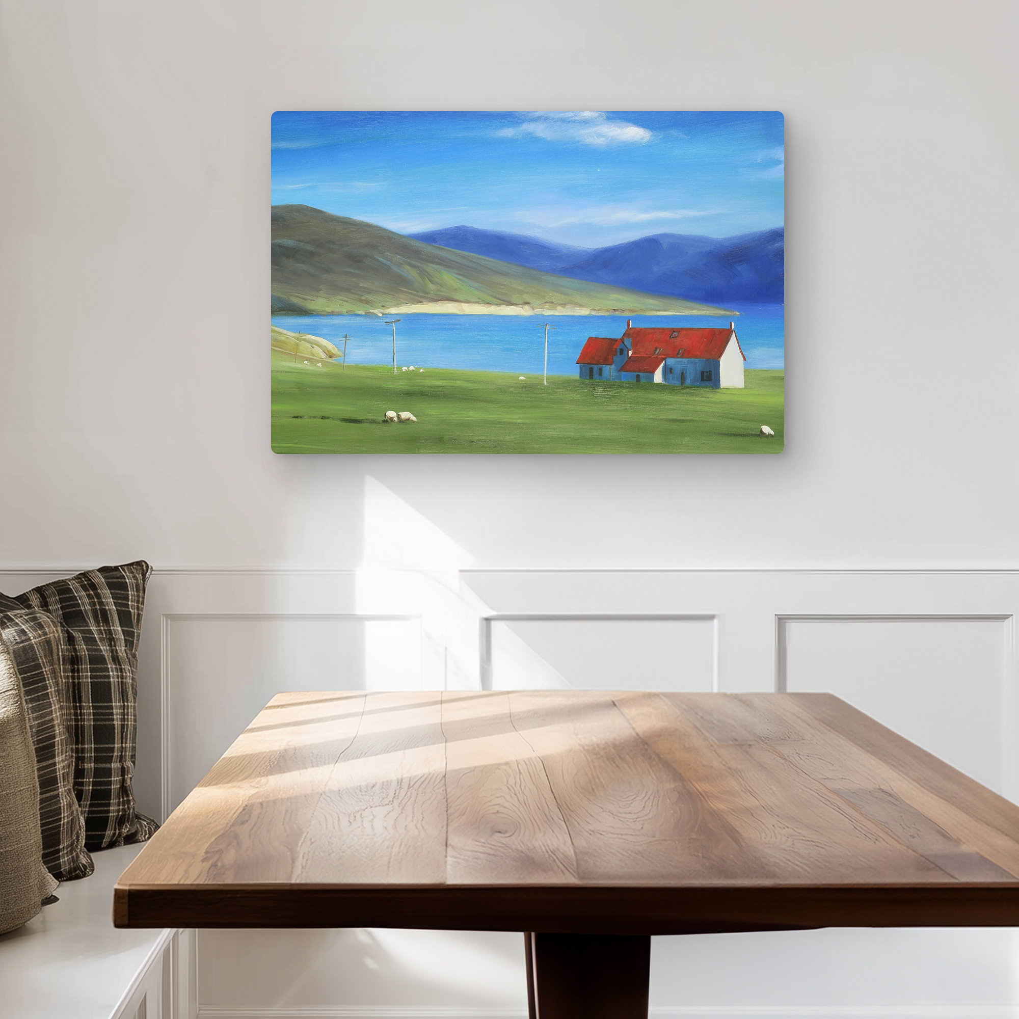 Begin Edition International Inc. Scottish Highlands Red Roof House ...