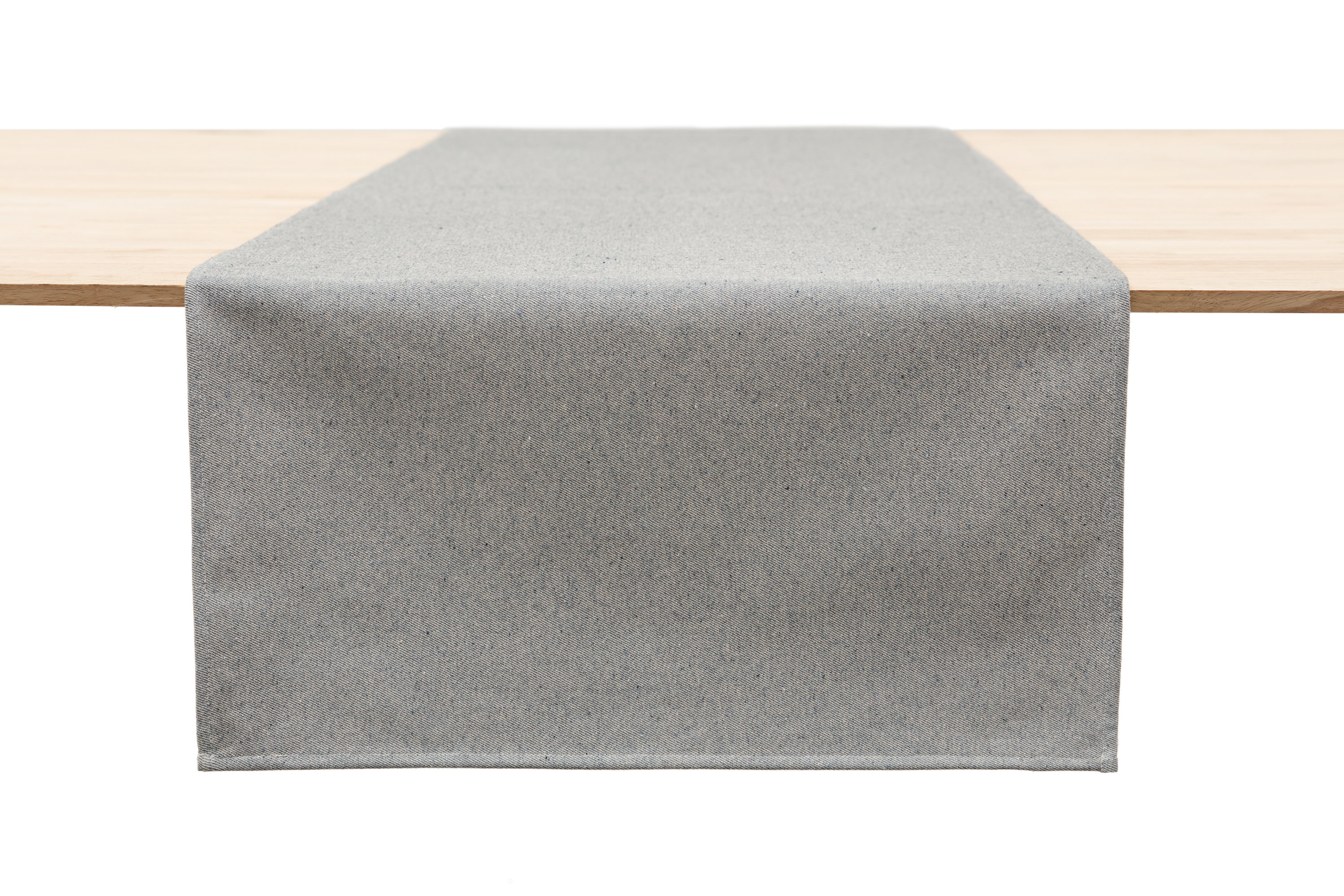 Ebern Designs Destynie Rectangular Solid Colour Cotton Table Runner ...