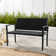 Lark Manor Granillo Modern Garden Rope Bench & Reviews | Wayfair