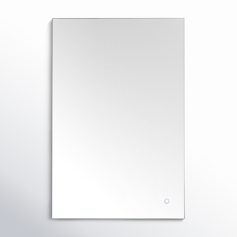 AllModern Berman Rectangle LED Wall Mirror | Wayfair