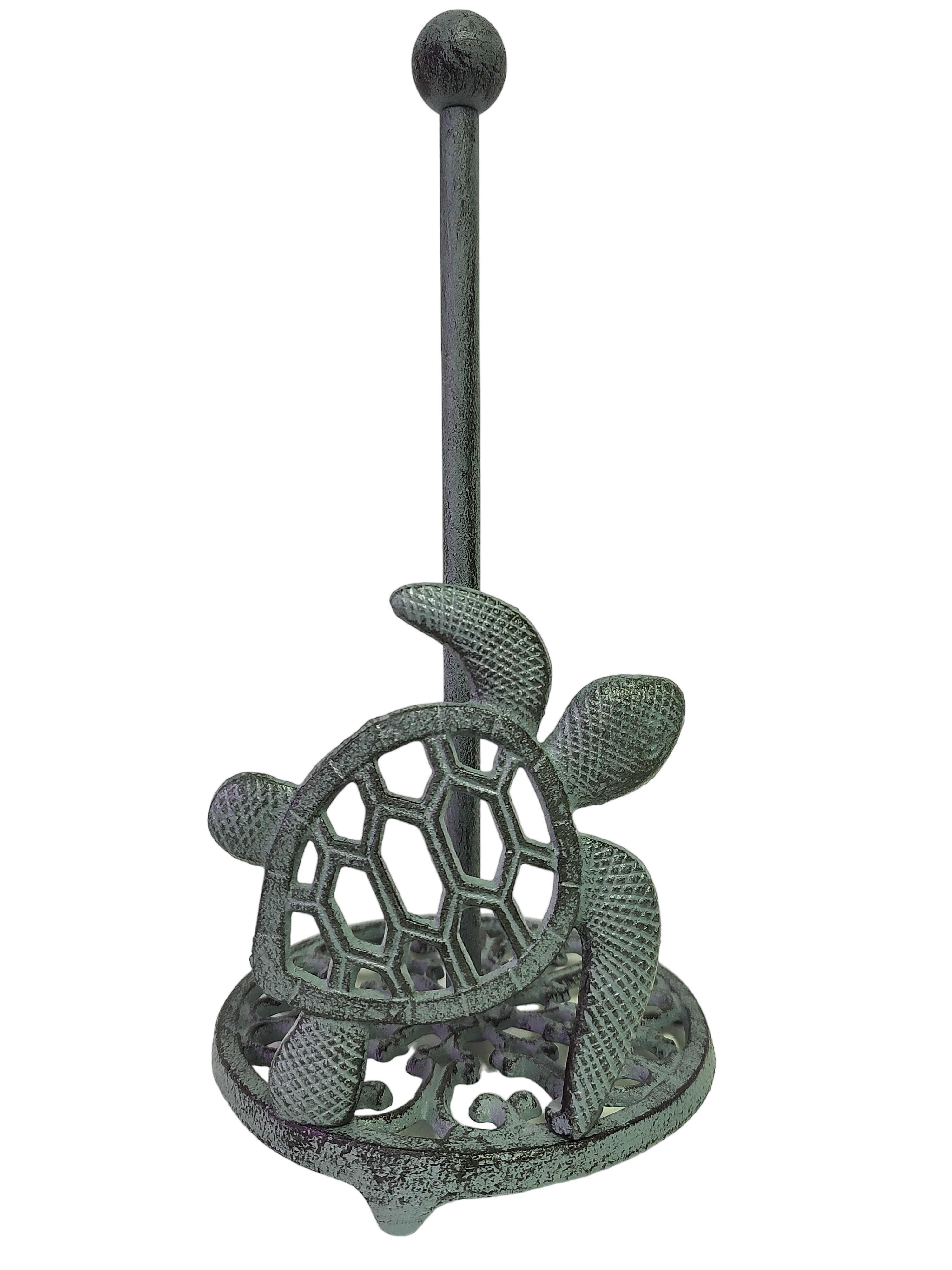 Breakwater Bay Cast Iron Seafoam Green Sea Turtle Coastal Ocean ...