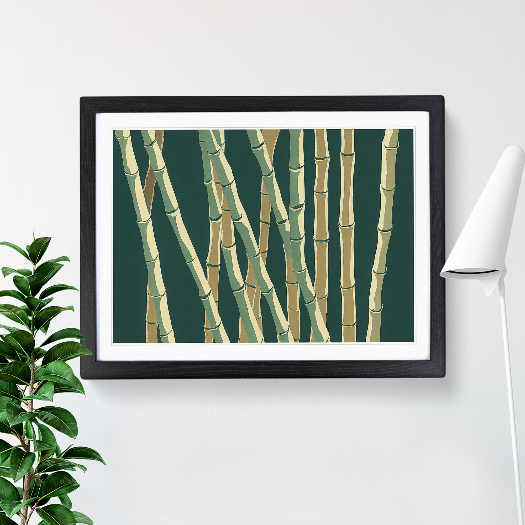 17 Stories Exotic Bamboo Forest - Picture Frame Graphic Art | Wayfair.co.uk