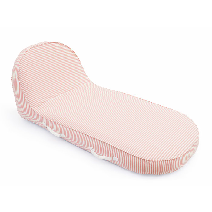 Pool Lounger - Lauren's Pink Stripe | Birch Lane
