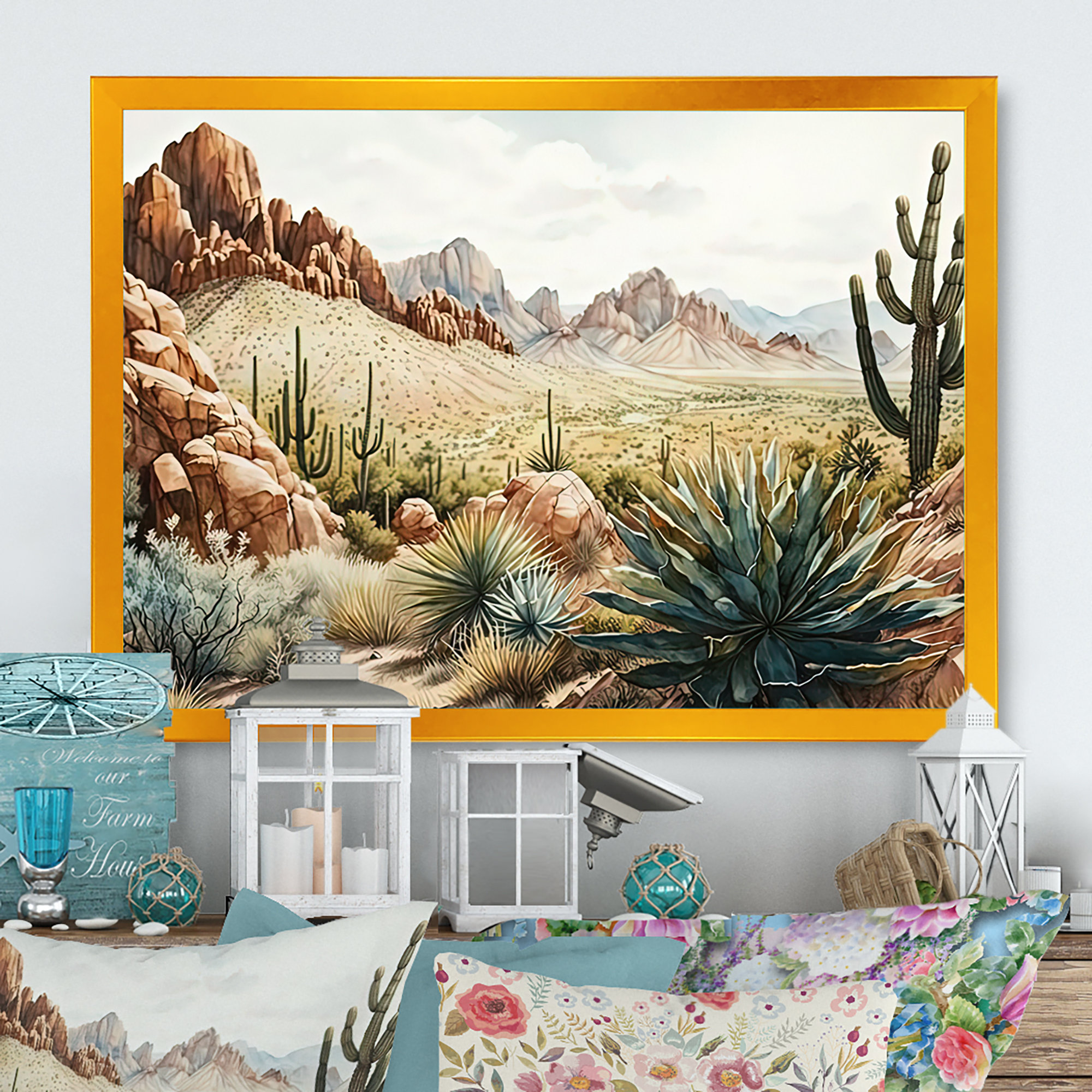 Union Rustic Arizona Desert IV - Graphic Art on Canvas - Wayfair Canada
