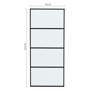Ebern Designs Laken Glass Barn Doors | Wayfair.co.uk