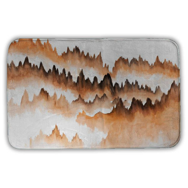 East Urban Home Abstract Bath Mat | Wayfair