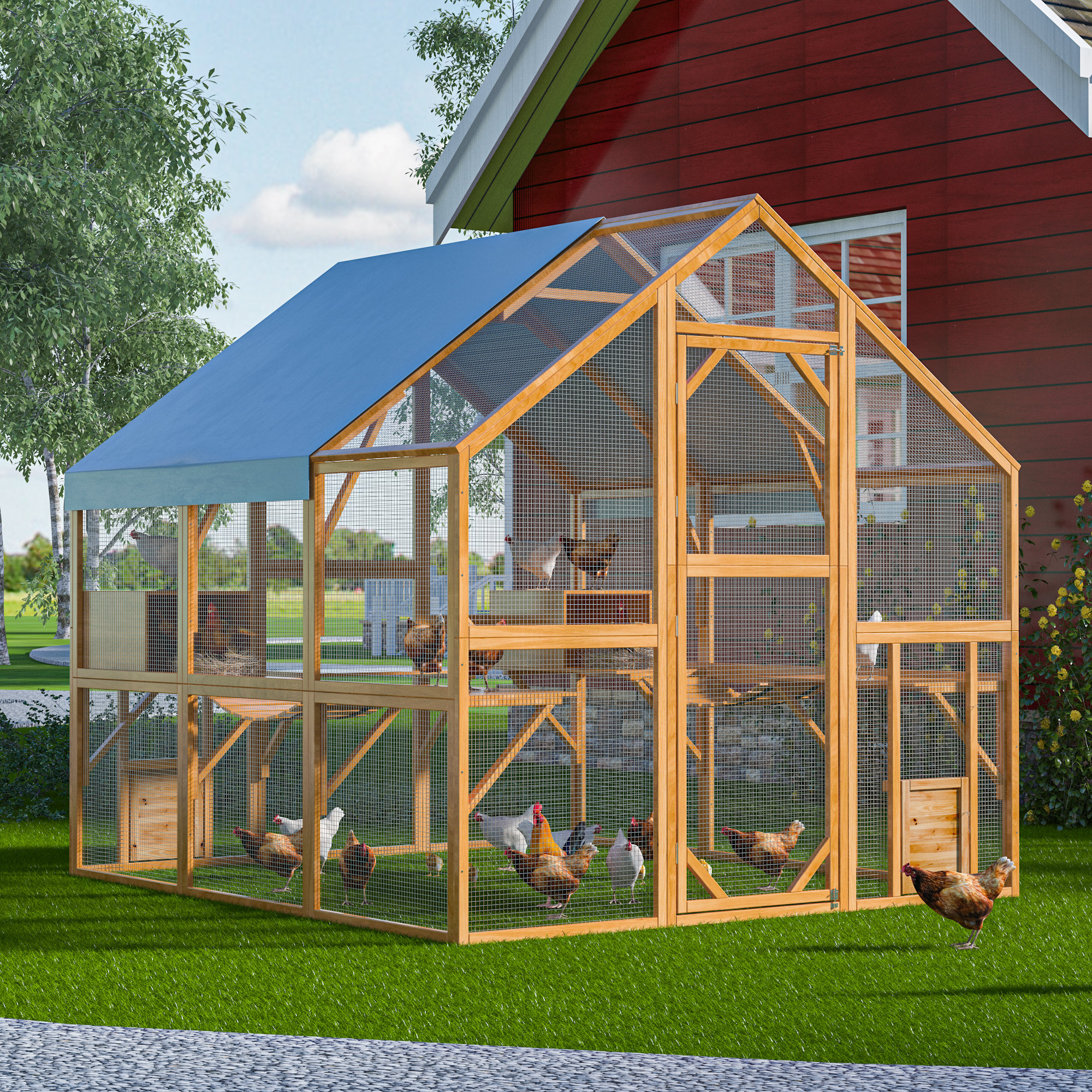 Tucker Murphy Pet™ Eather Chicken Run & Reviews | Wayfair