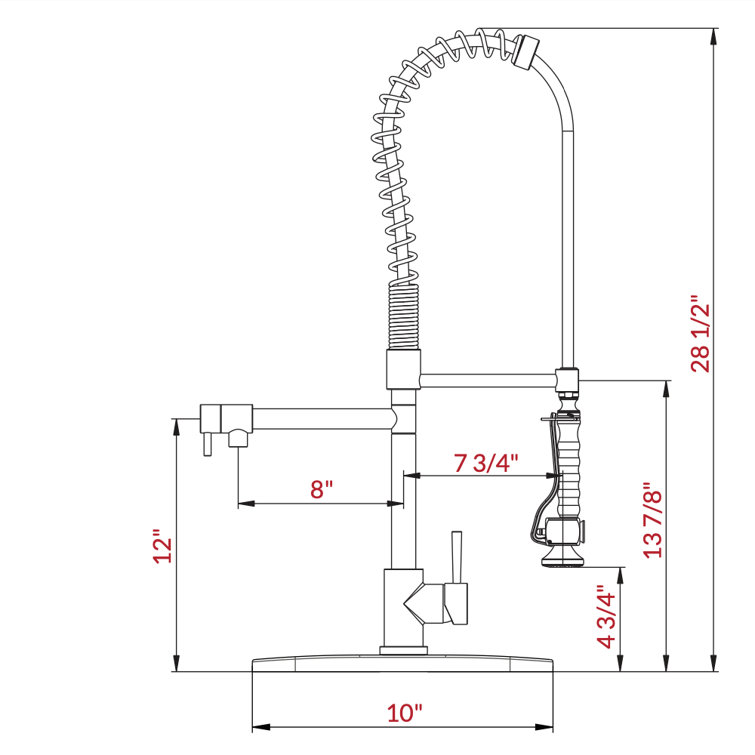 LessCare Pull Down Kitchen Faucet & Reviews | Wayfair