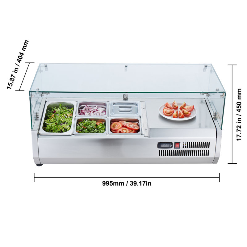 VEVOR Refrigerated Display Case - 39'' | Wayfair