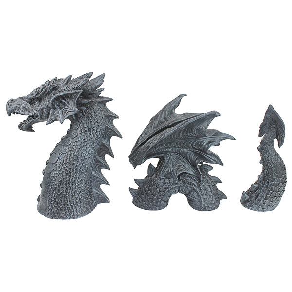 Design Toscano The Dragon of Falkenberg Castle Moat Lawn Statue ...