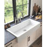LICEN-Home White Farmhouse Sink Deep Apron Sink Undermount Farmhouse ...