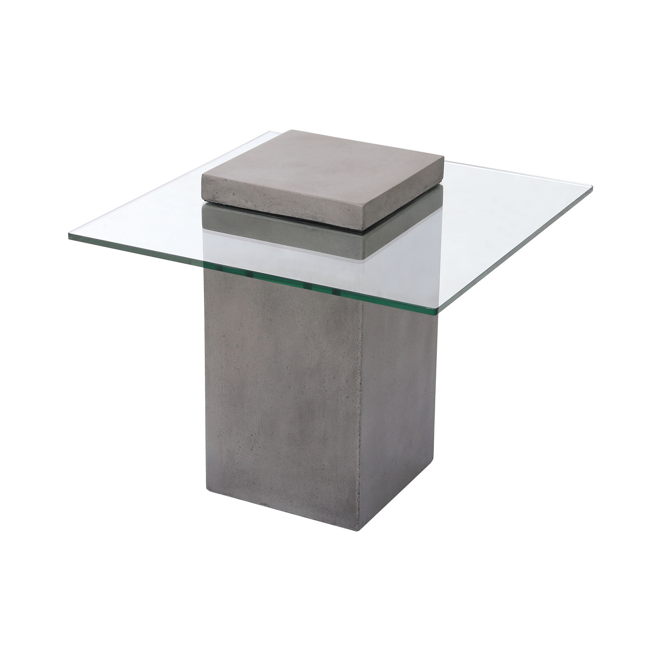 17 Stories Misael Concrete Top End Table | Wayfair