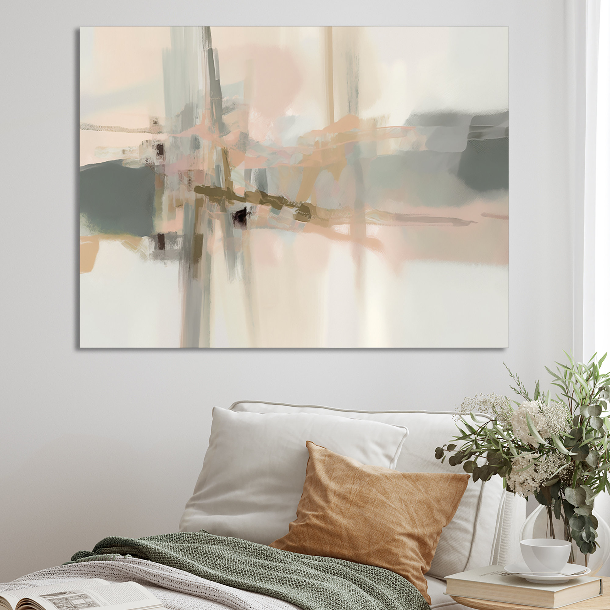 Wrought Studio™ Knowing Vintage Pink Minimal Retro Simplicity ...