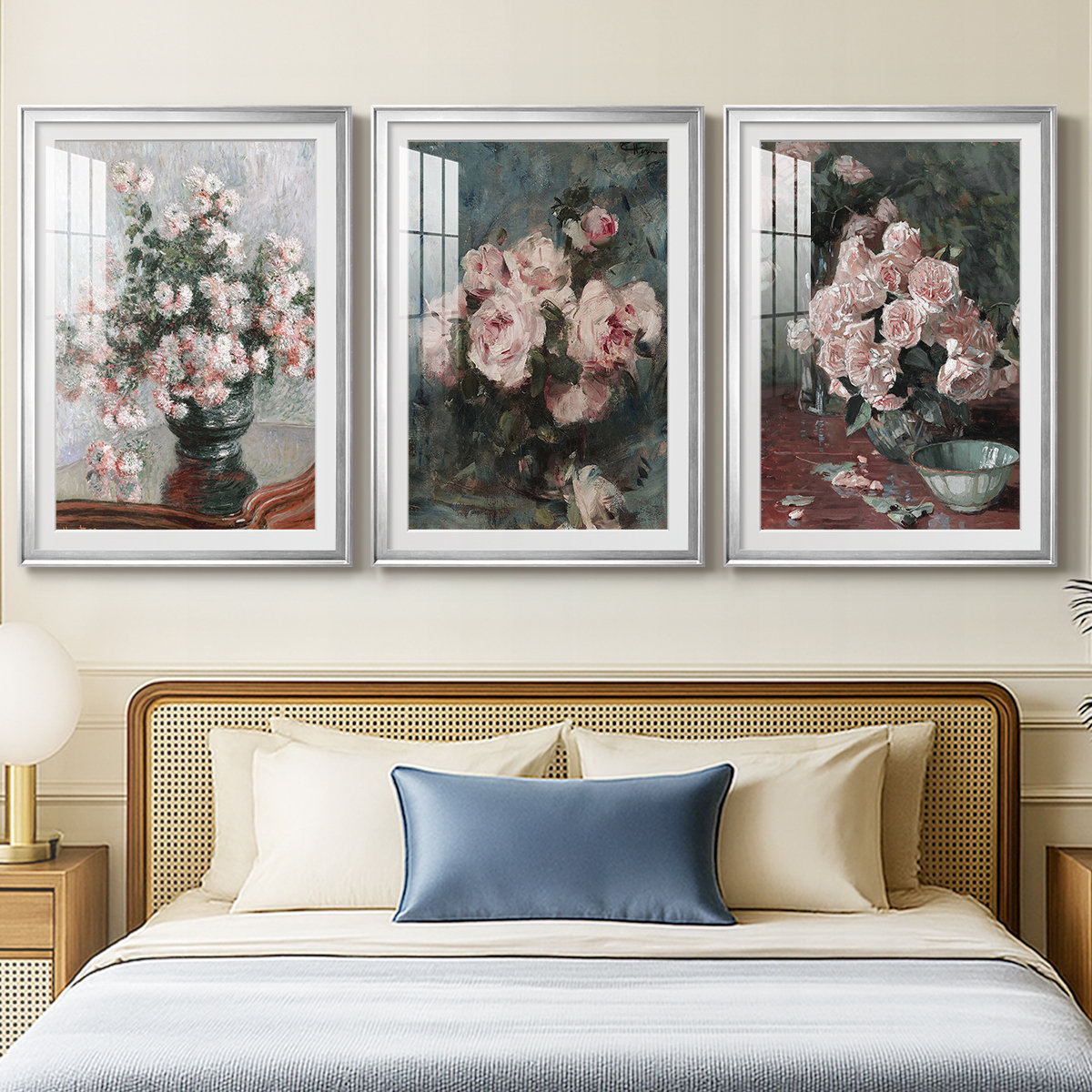 Alcott Hill® Vintage Floral Print CCLXXVI -Custom Framed Premium Print ...