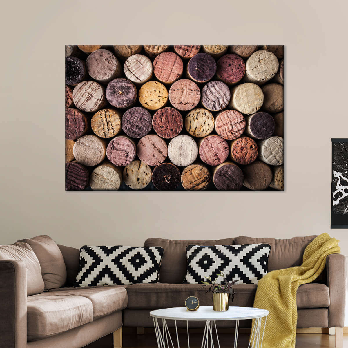 Ebern Designs Collection of Wine Corks Canvas Print - Wayfair Canada