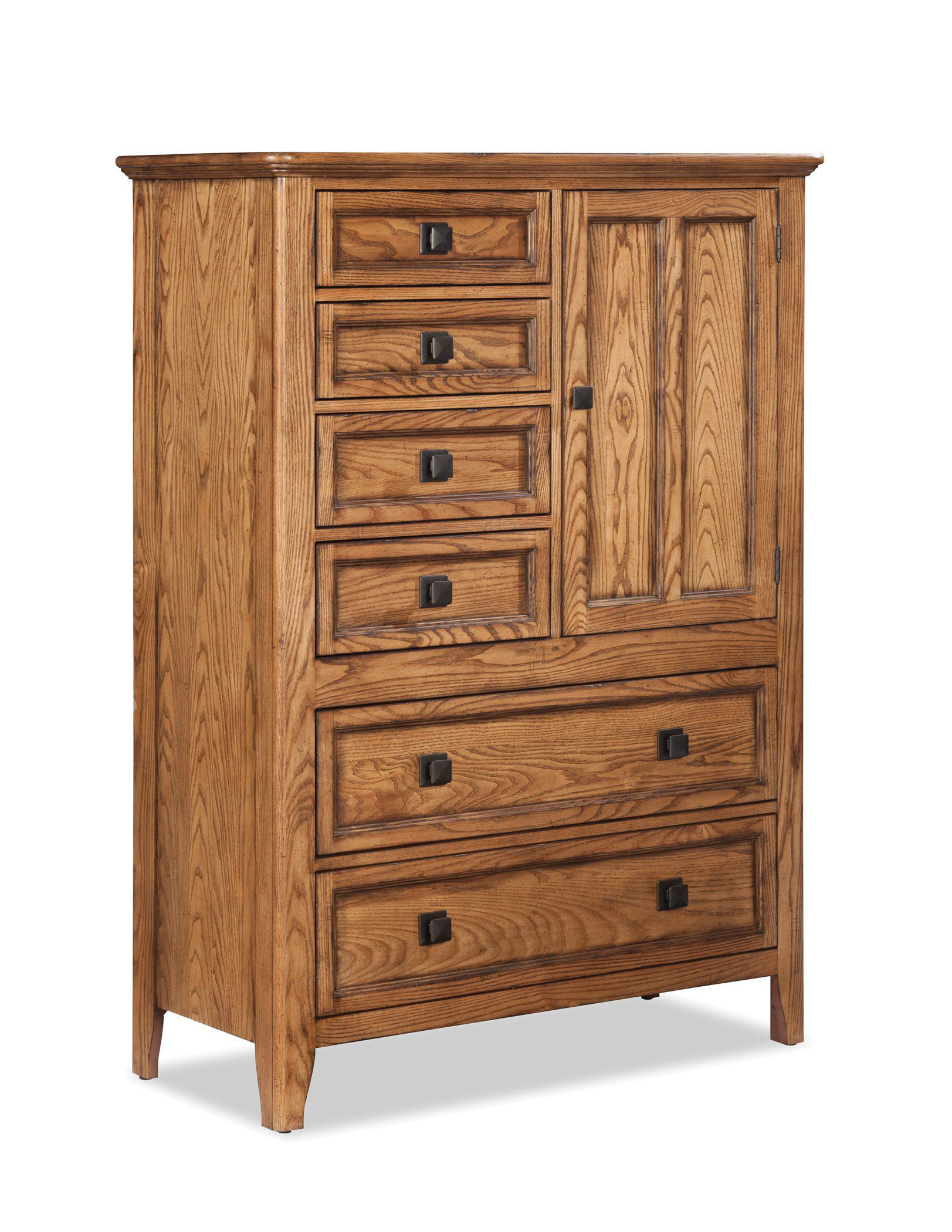 Loon Peak® Kinneth 6-Drawer Chest with 1-Door, Brushed Ash | Wayfair