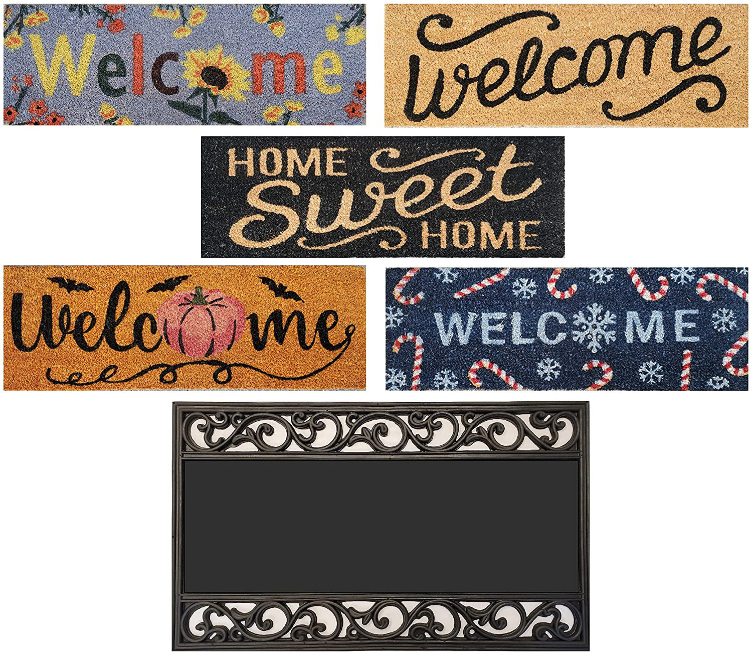 Astoria Grand Four Seasons Interchangeable Doormat, Includes 5 ...