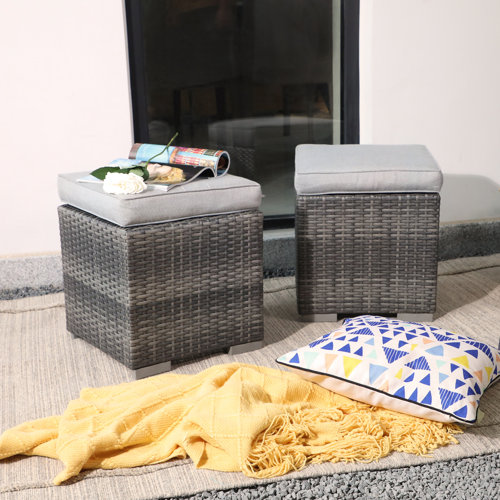 Patio Ottomans & Outdoor Ottomans You'll Love