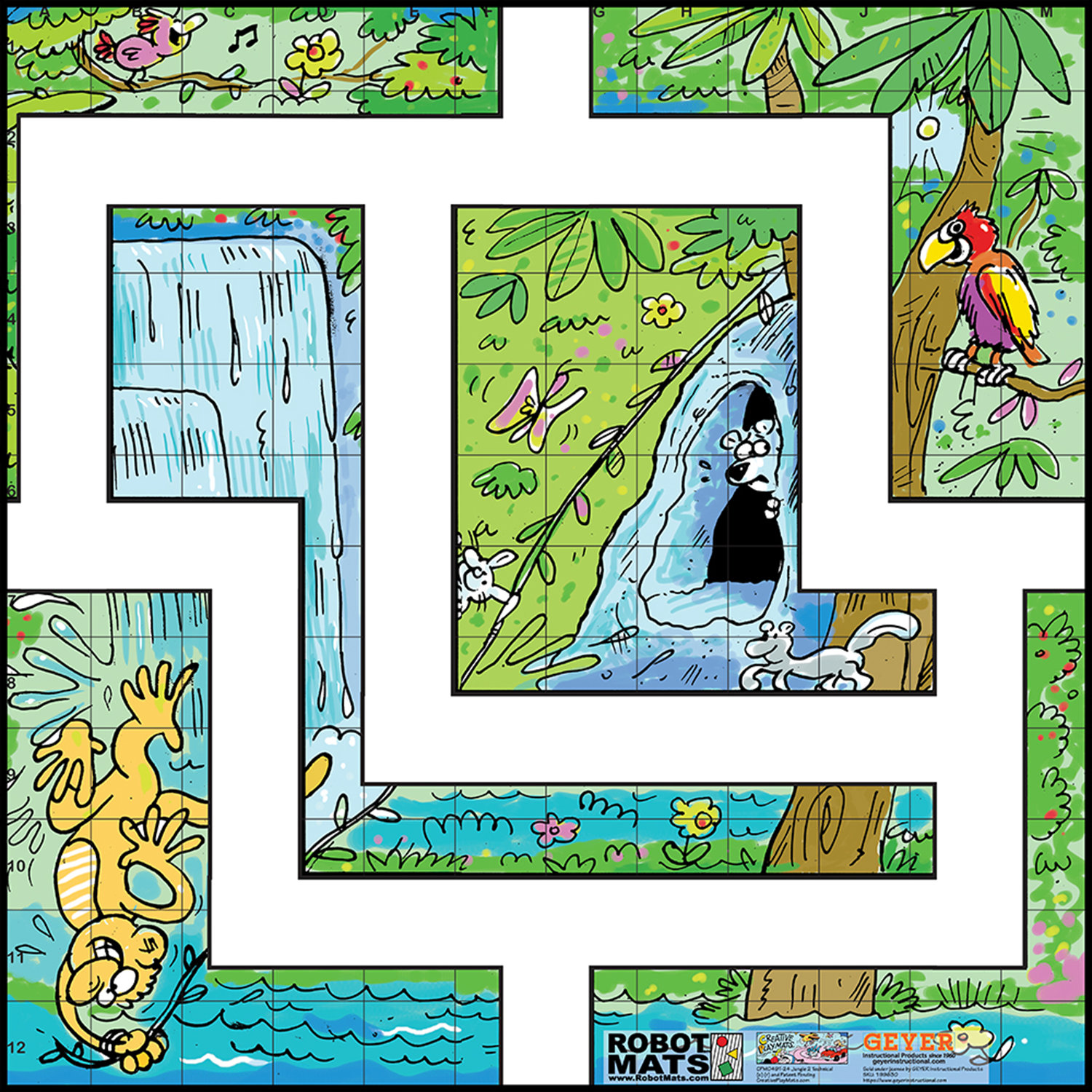 Geyer Instructional Products Robotics, Creative, Jungle Techincal Vinyl ...