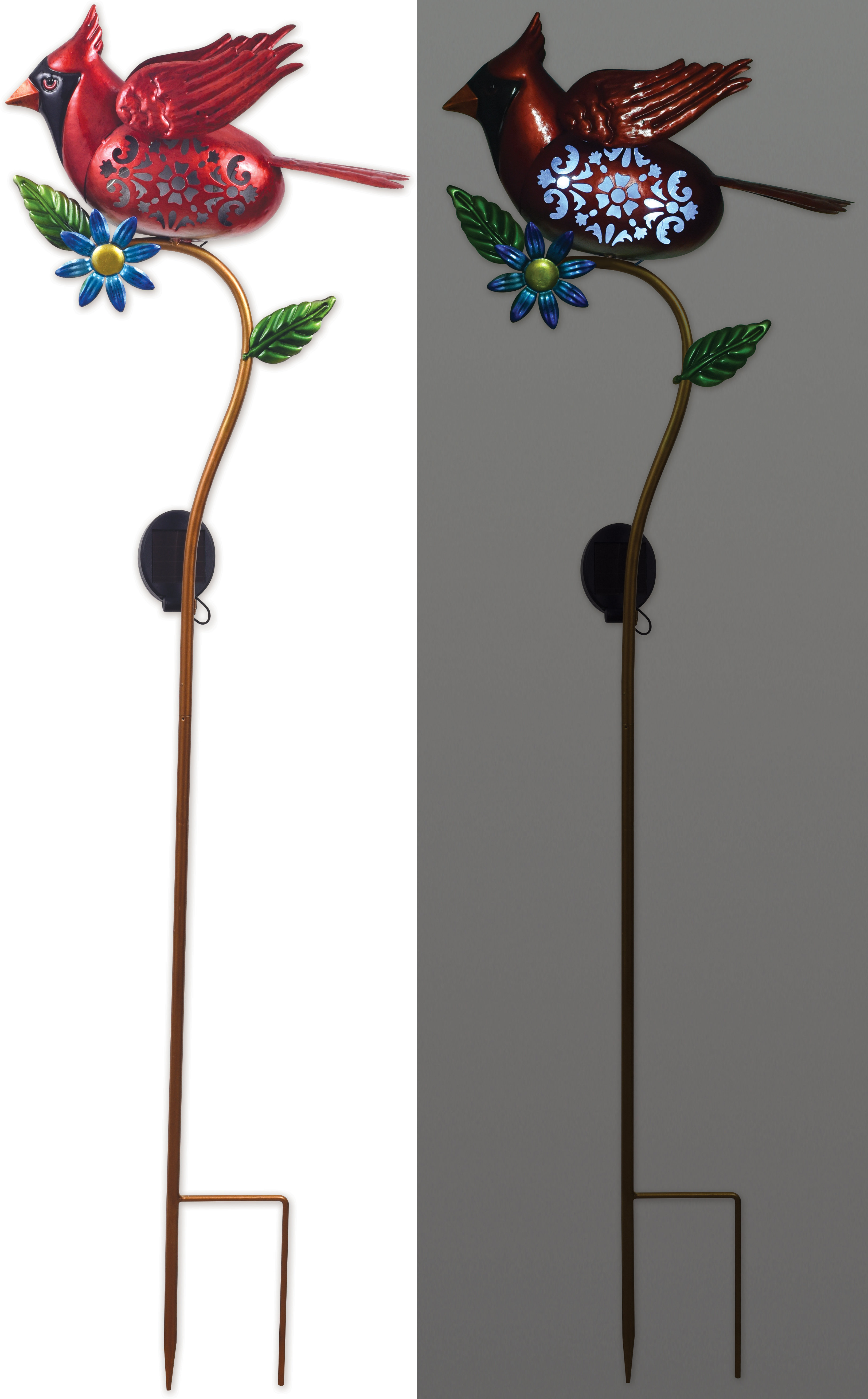 Arlmont & Co. Blue Jay Solar Garden Stake - Wayfair Canada