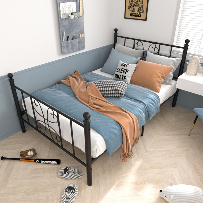 Lark Manor Alsa 42.1'' Steel Bed Frame & Reviews | Wayfair
