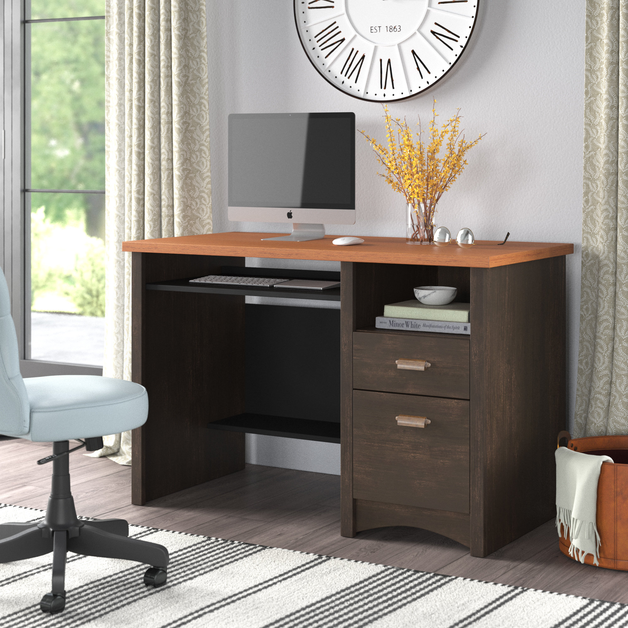 Winston Porter Cardell Computer Desk & Reviews | Wayfair