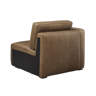Latitude Run® Beryl Modern Full Grain Leather Upholstered Sectional ...