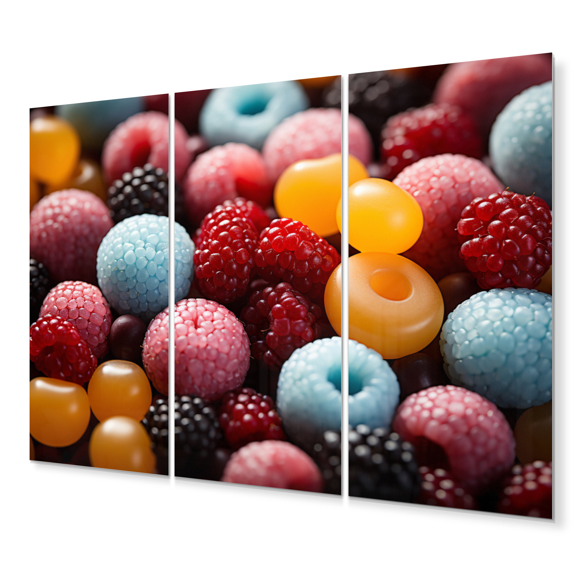 Latitude Run® Colorful Pop Art Candy I - Food & Beverage Metal Wall ...