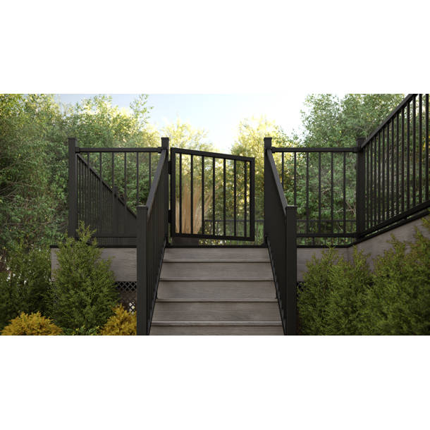 Fortress Building Products Inspire Railing 32.5-in H Aluminum Stair ...
