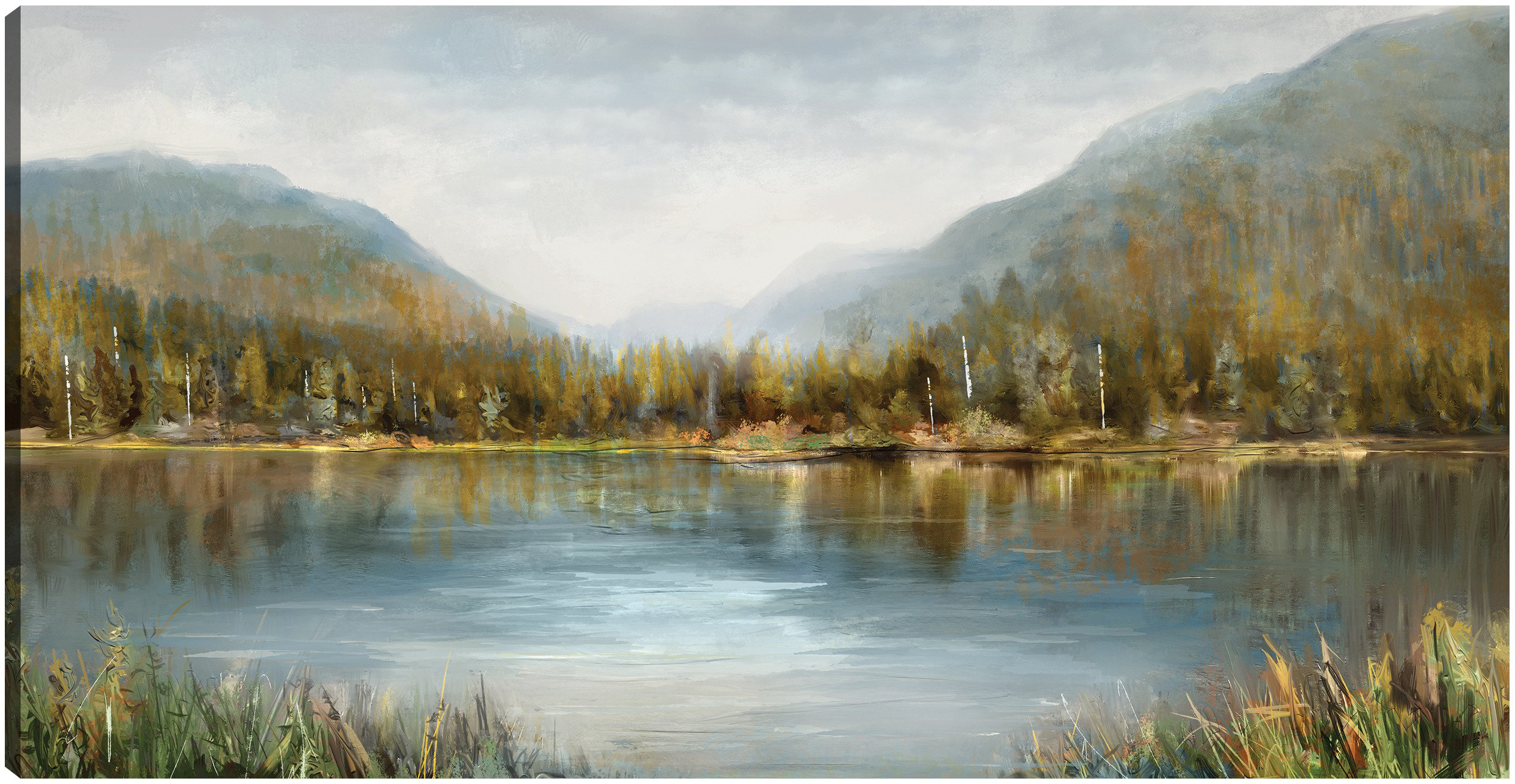 Loon Peak® Silent Waters by Studio Arts Canvas Art Print | Wayfair