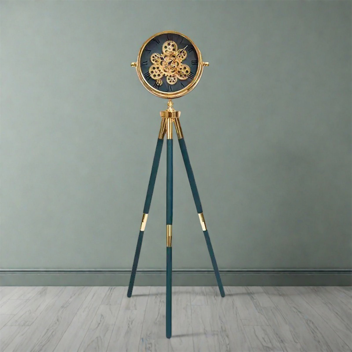 Mercer41 Modern minimalist silent creative three-legged floor clock ...