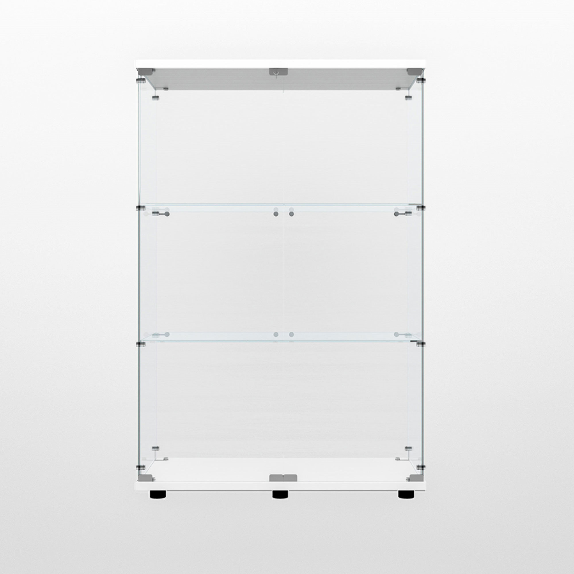 Ivy Bronx Tempered Glass Display Cabinet | Wayfair