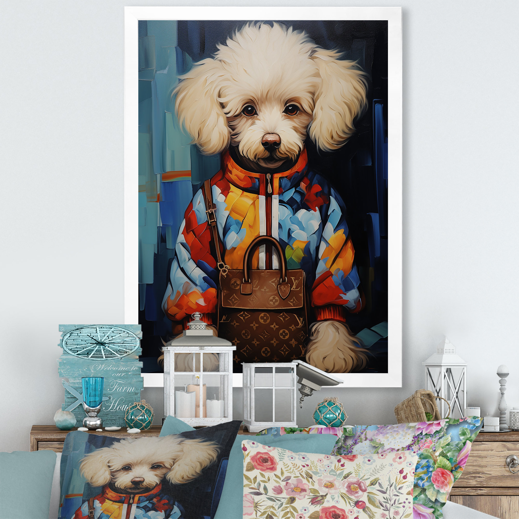 Trinx " Glam Dog With Fashion Brand " | Wayfair