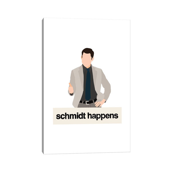 ClassicLiving Schmidt Happens - Wrapped Canvas Painting | Wayfair.co.uk